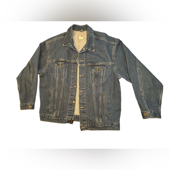 Carhartt | Jackets & Coats | Vintage 99s Carhartt Demin Trucker Jacket ...